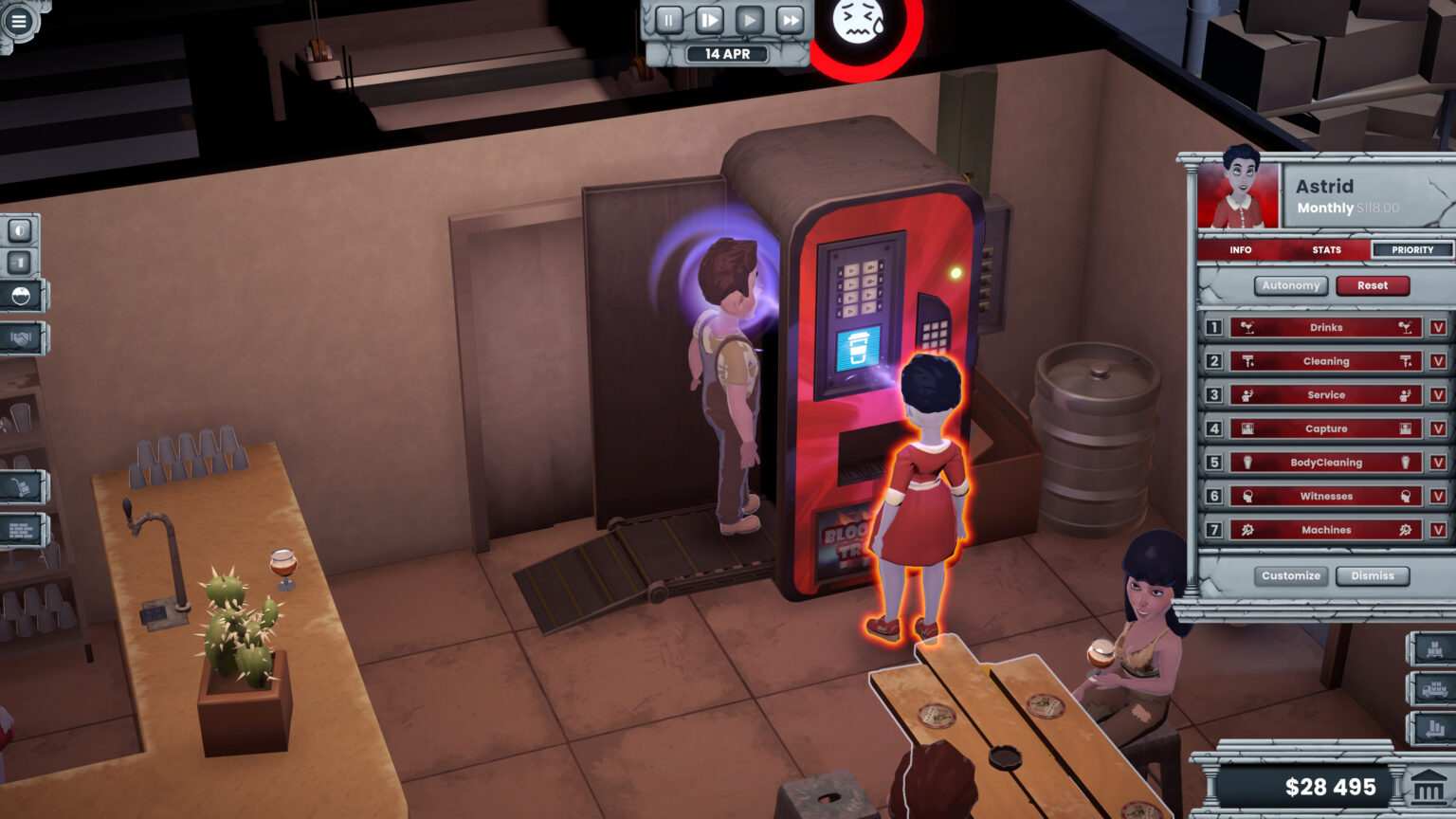 Blood Bar Tycoon - Clever Trickster